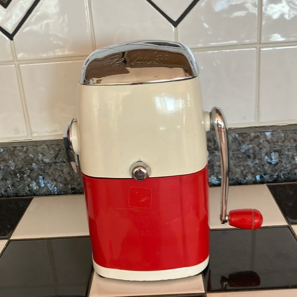 Rival | Dining | Vintage Retro Iceomat Ice Crusher Red Chrome Vogue ...